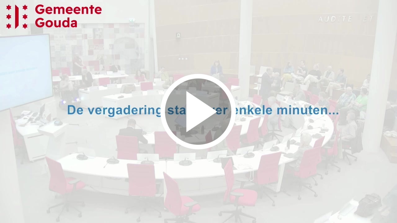 Gemeente Gouda webcasts - Raadsvergadering
