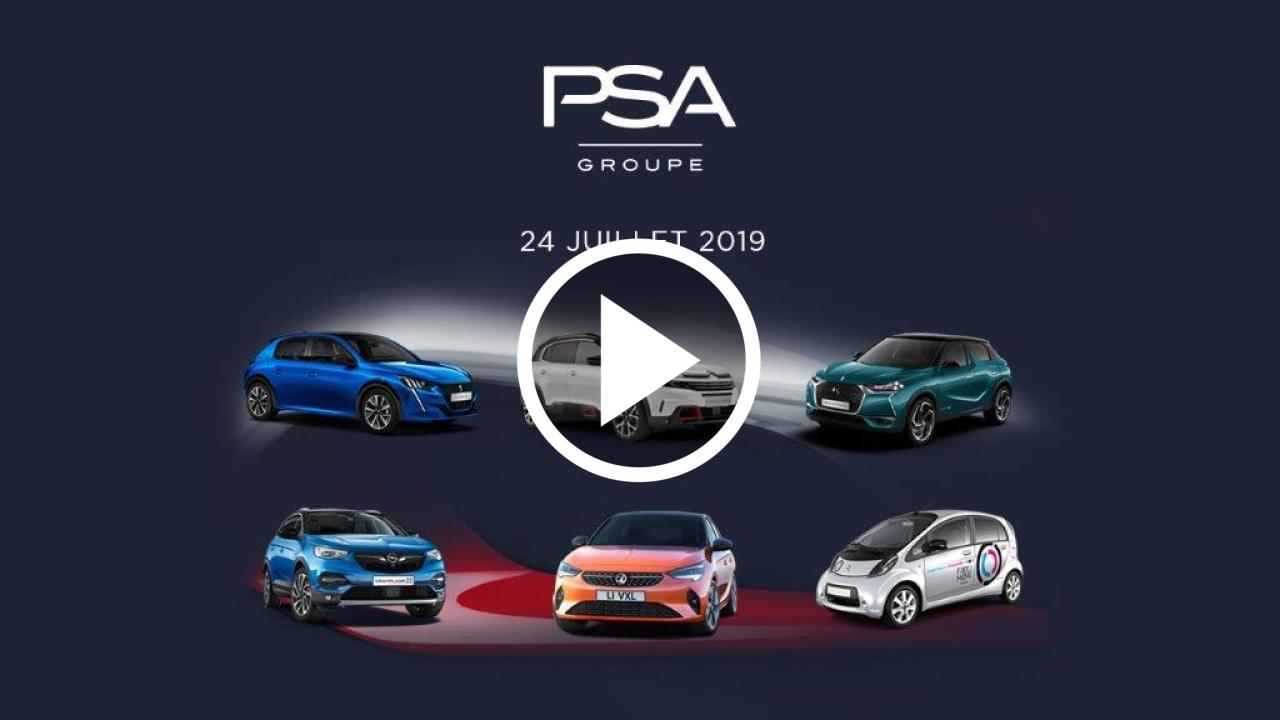 PSA FR - Résultats Semestriels 2019 du Groupe PSA