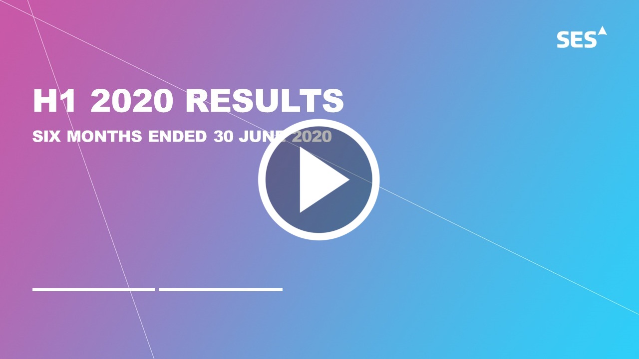 SES - SES - H1 2020 Results - Call for Investors & Analysts